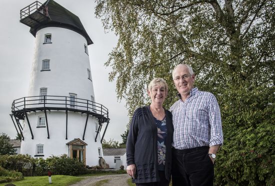 Nick Catherine Edwards Front Pilling Windmill Editorial Stock Photo ...