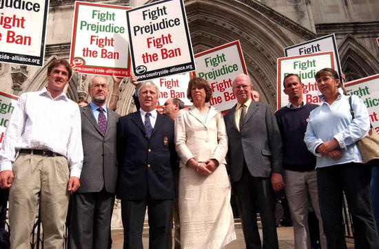 Pro Hunting Supporters Demonstrating Outside High Editorial Stock Photo ...