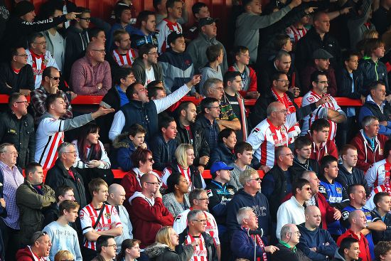 Stevenage Fans Show Their Frustration Referee Editorial Stock Photo ...