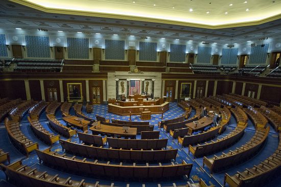 Nearly Empty United States House Representatives Editorial Stock Photo ...