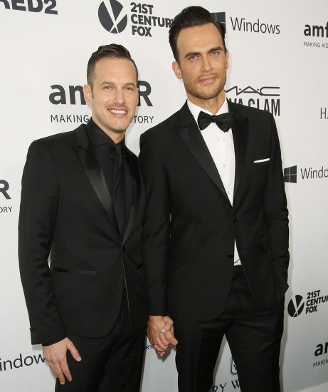 Cheyenne Jackson Husband Jason Landau Editorial Stock Photo - Stock ...