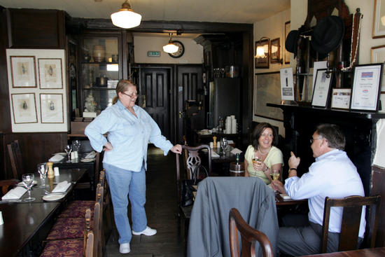 Manager Barbara Haigh Left Restaurant Customers Editorial Stock Photo ...