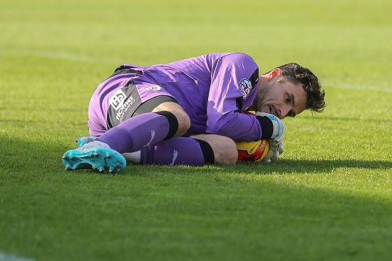 Crawley Town Goalkeeper Darryl Flahavan Saves Editorial Stock Photo ...