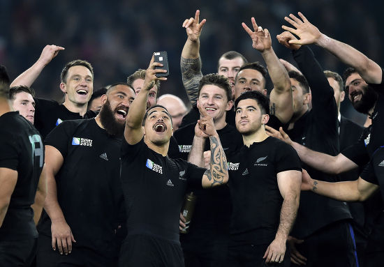 New Zealand Players Pose Selfie Editorial Stock Photo - Stock Image ...
