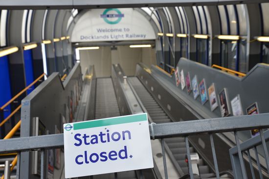 Tower Gateway Station Closed Editorial Stock Photo - Stock Image ...