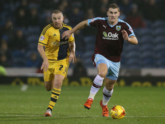 Burnleys Sam Vokes Fulhams Jamie Ohara Editorial Stock Photo - Stock ...