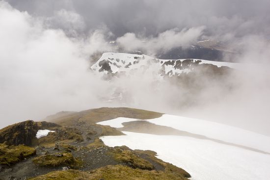 Looking Towards Meall Corranaich Munro On Editorial Stock Photo - Stock ...