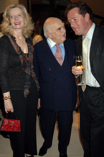 Annabelle Whitestone Lord Weidenfeld Piers Morgan Editorial Stock Photo ...