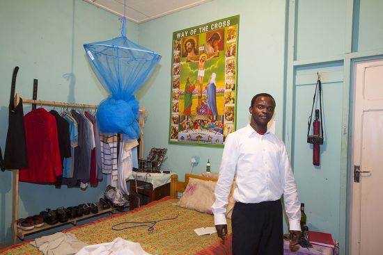 Priest His Bedroom Nankhunda Seminary School Editorial Stock Photo ...