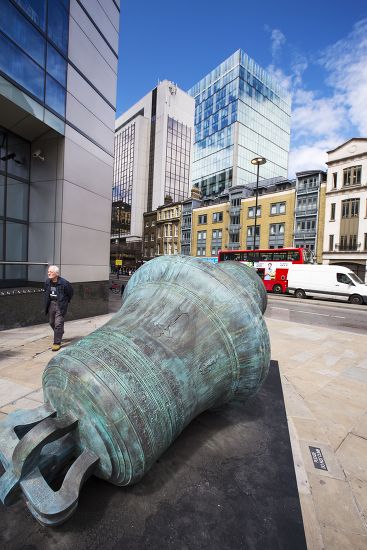 Old Church Bells Near Liverpool Street Editorial Stock Photo - Stock ...
