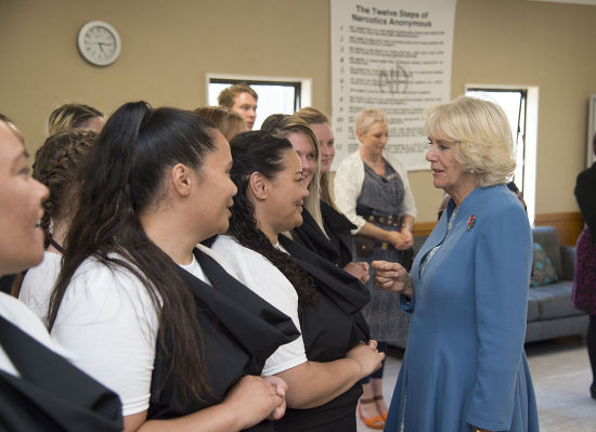 Camilla Duchess Cornwall Visits Arohata Prison Editorial Stock Photo ...