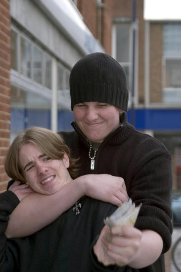 Model Released Young Man Being Mugged Editorial Stock Photo - Stock ...