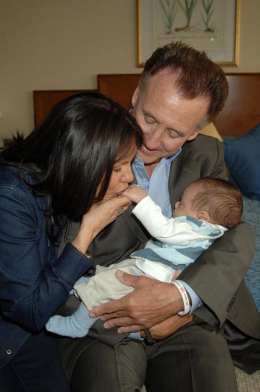 Tony Christie Wife Sue Grandson Isaac Editorial Stock Photo - Stock ...