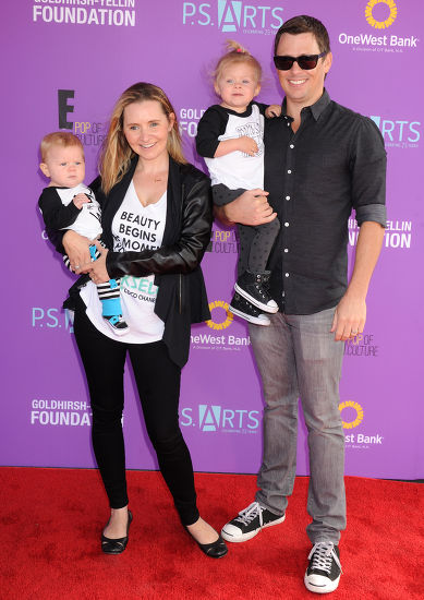 Beverley Mitchell Michael Cameron Son Hutton Editorial Stock Photo ...