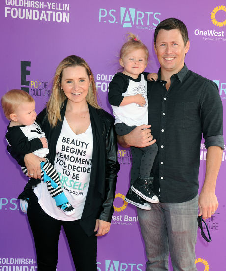 Beverley Mitchell Michael Cameron Son Hutton Editorial Stock Photo ...