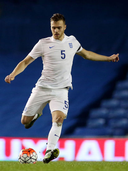 Calum Chambers England U21s During Uefa Editorial Stock Photo - Stock ...
