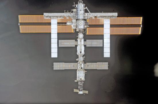 This Image International Space Station Iss Editorial Stock Photo ...
