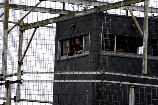 British Army Observation Post Security Camera Editorial Stock Photo ...