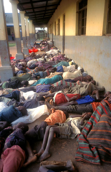 Night Commuters Sleeping On Verandah Gulu Editorial Stock Photo - Stock ...