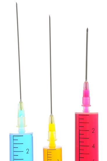 Syringes Injections Mixed Colors Editorial Stock Photo - Stock Image ...
