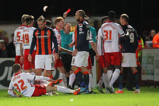 Paul Benson R Luton Shown Red Editorial Stock Photo - Stock Image ...