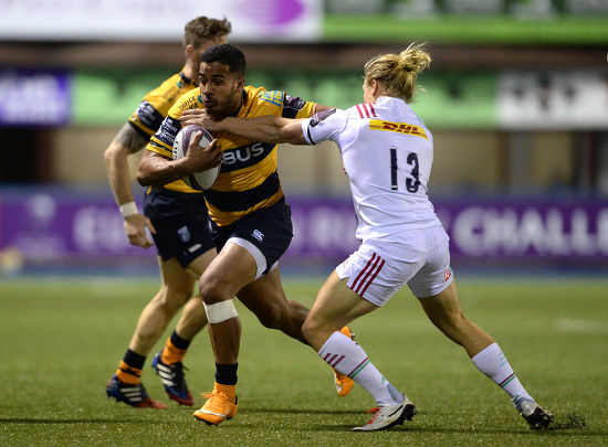 Rey Leelo Cardiff Blues Takes On Editorial Stock Photo - Stock Image ...