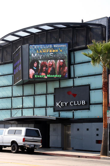 Key Club On Sunset Boulevard West Editorial Stock Photo - Stock Image ...