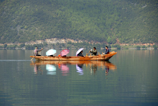 Tourism Chinese Tourists Excursion By Rowboat Editorial Stock Photo ...