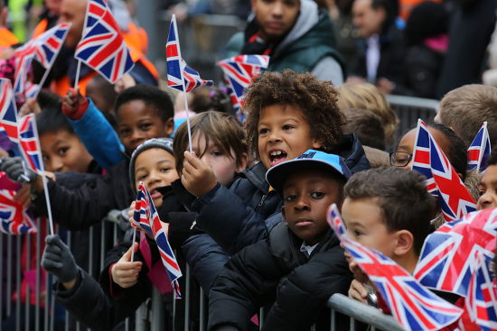 Children Wave Flags Editorial Stock Photo - Stock Image | Shutterstock