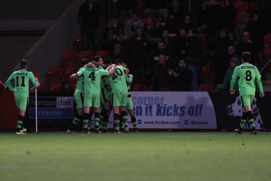 Darren Carter Goal Celebration During Vanarama Editorial Stock Photo ...