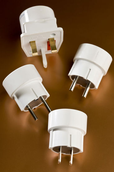 Four Adaptor Plugs European African American Editorial Stock Photo ...