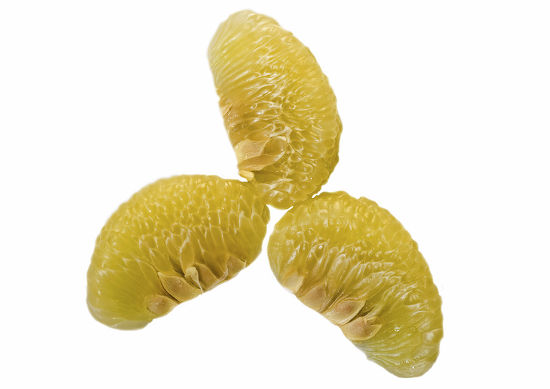 Three Segments Pomelo Fruit Editorial Stock Photo - Stock Image ...