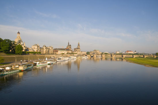 View Across Elbe River Baroque Historic Editorial Stock Photo - Stock ...