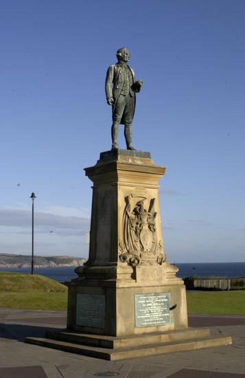 Statue Explorer Captain James Cook Whitby Editorial Stock Photo - Stock ...