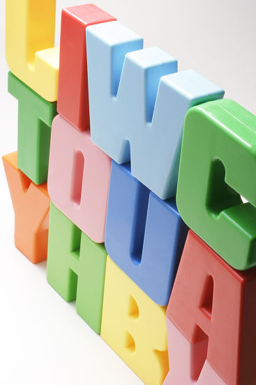 Stacked Colored Plastic Letters Alphabet Editorial Stock Photo - Stock ...