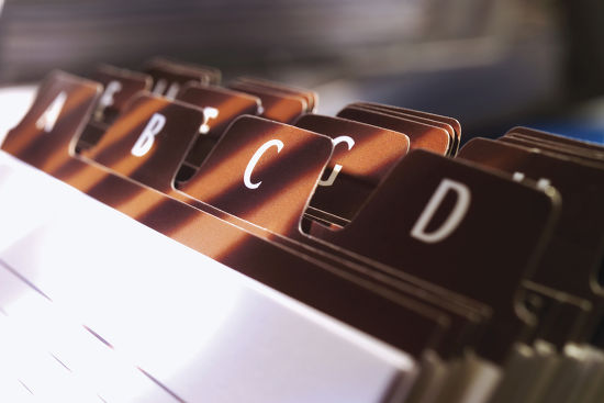 Alphabetized Files File Folders Editorial Stock Photo - Stock Image ...
