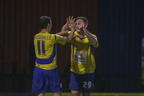 Accrington Stanley Forward Billy Kee Celebrates Editorial Stock Photo ...