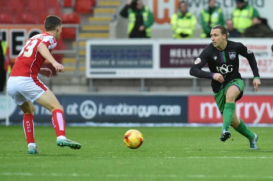 Luke Freeman Bristol City Against Rotherham Editorial Stock Photo ...
