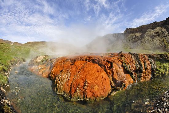 Colourful Hot Spring Hengill Geothermal Area Editorial Stock Photo ...