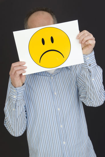 Model Released Man Sad Smiley Face Editorial Stock Photo - Stock Image ...