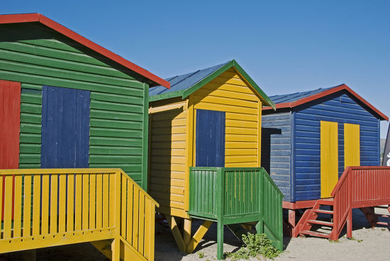 Colorful Small Houses On Beach St Editorial Stock Photo - Stock Image ...