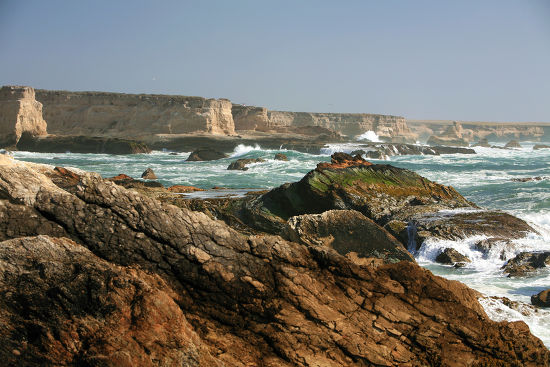 Wild Pacific Coast Cliffs Montana De Editorial Stock Photo - Stock ...