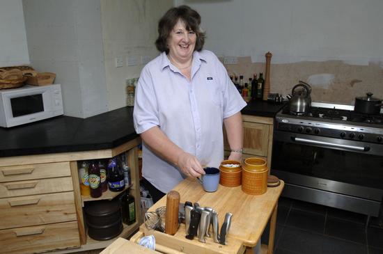 Carole Neal Kitchen Eco House Bunker Editorial Stock Photo - Stock ...
