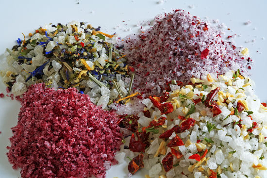 Colourful Sea Salts Several Spices Herbs Editorial Stock Photo - Stock ...