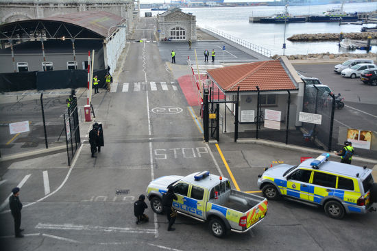 British Naval Base Gibraltar Centre Extensive Editorial Stock Photo ...