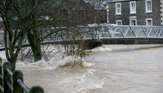 Hawick Under Flood Editorial Stock Photo - Stock Image | Shutterstock