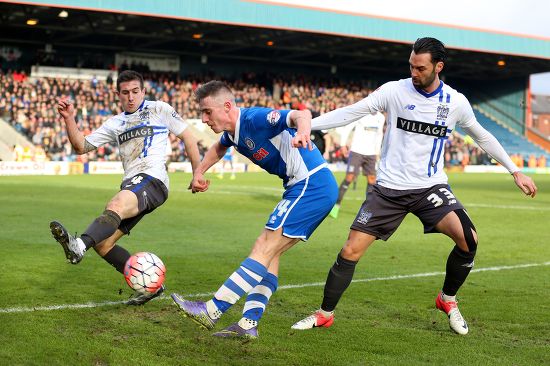 James Hooper Rochdale Crosses Ball Under Editorial Stock Photo - Stock ...