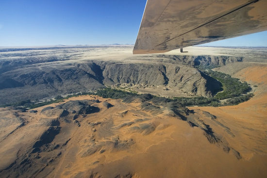 Fly Over Dunes Namib Desert River Editorial Stock Photo - Stock Image ...