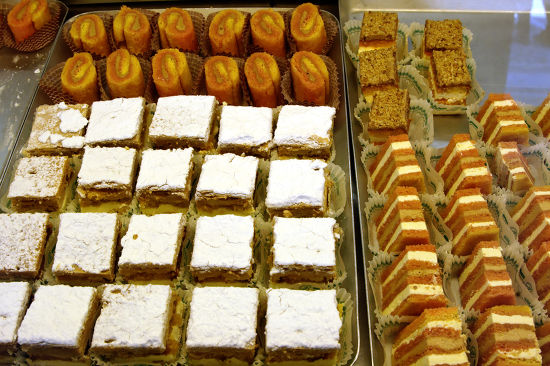 Petit Four Sweets Cakes Pasticceria Bakery Editorial Stock Photo ...