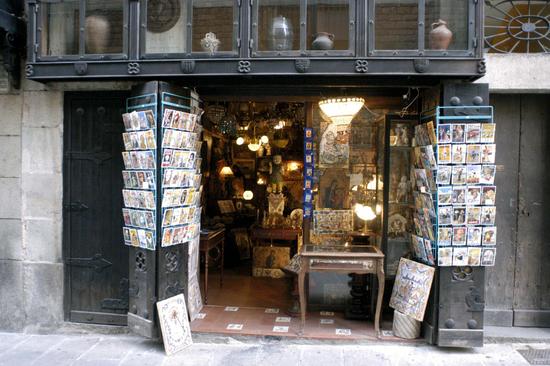 Shop Front Barrio Gotic Gothic Area Editorial Stock Photo - Stock Image ...